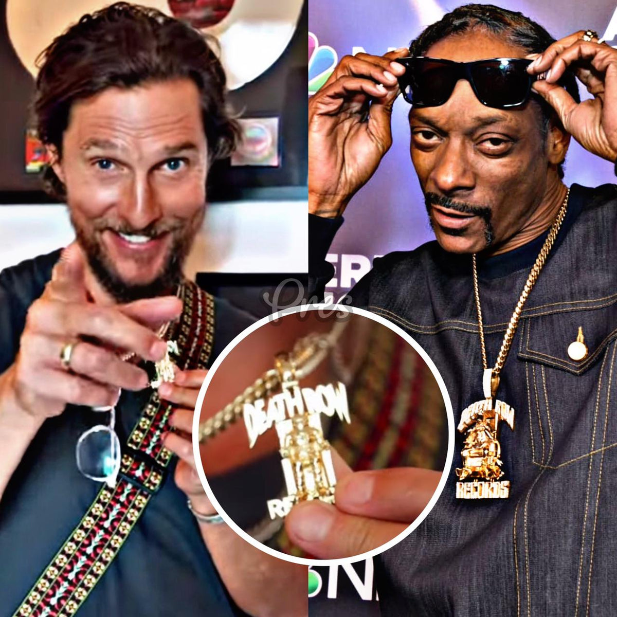 Matthew McConaughey Receives Iconic Death Row Chain from Snoop Dogg - Pres