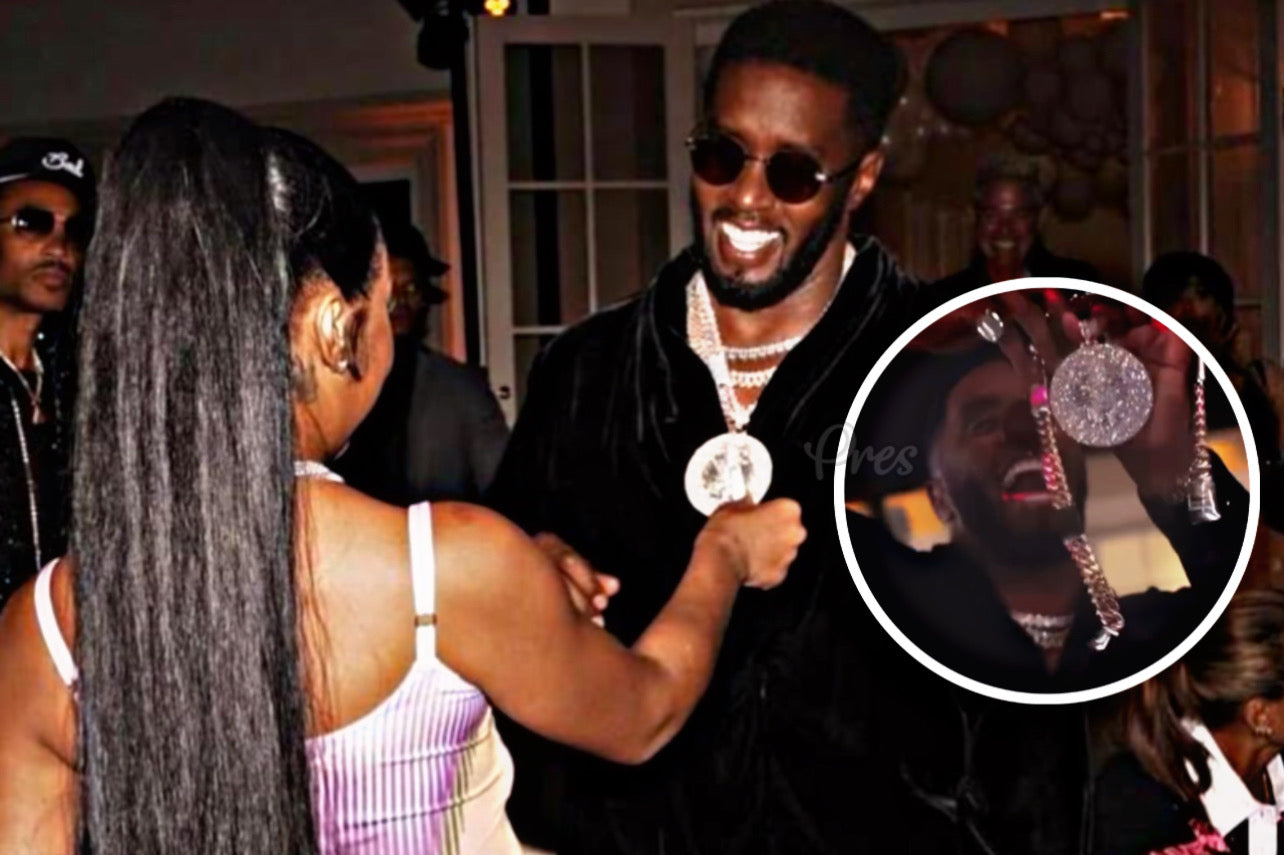 Diddy Goes Crazy After Getting An Iced Chain From Yung Miami For his 5 ...
