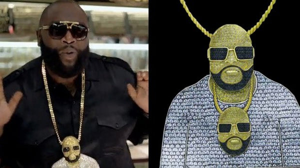 Rick Ross Cuban Link Chain Peep A Look At Rick Ross' MMG Chain [Photo]