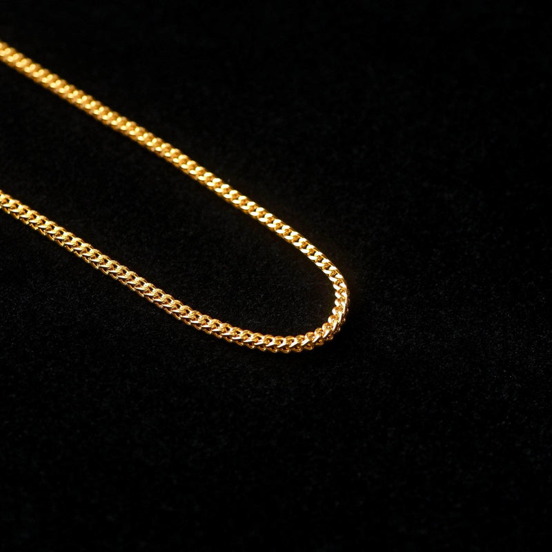 Gold Franco Chain 2mm - Gold Presidents
