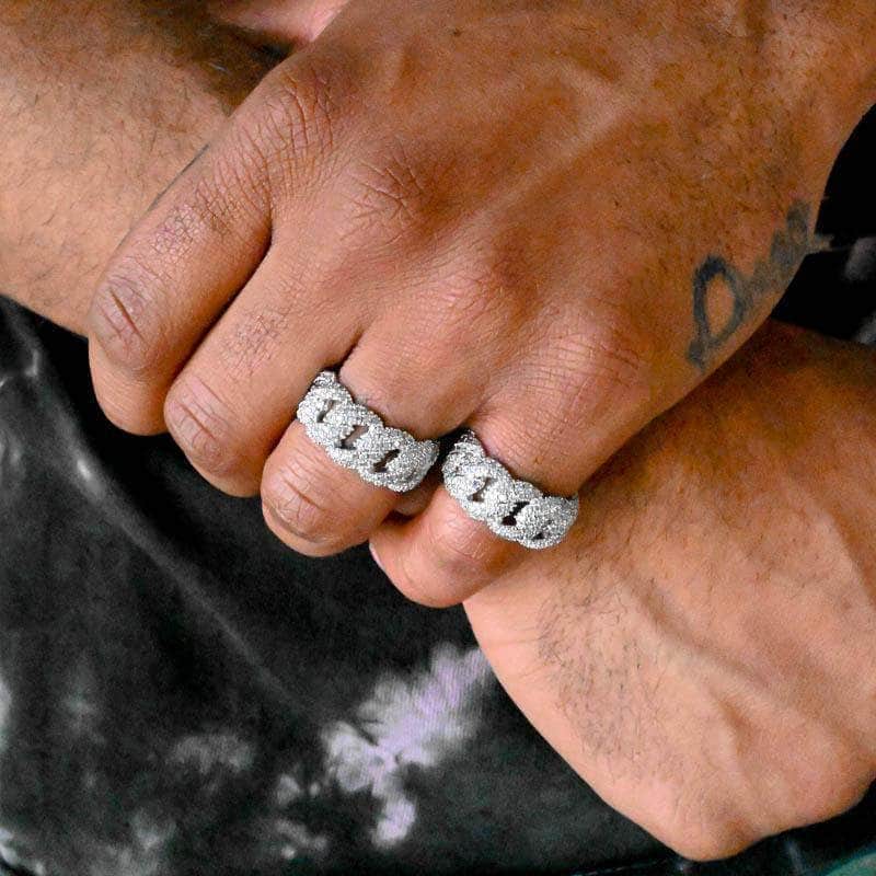 Cuban Link Ring - Gold Presidents